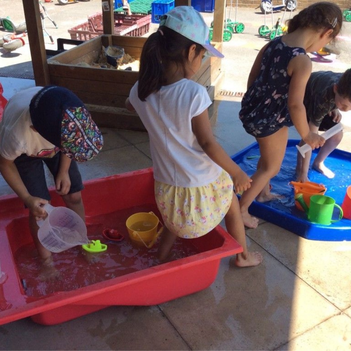 St Augustine of Canterbury Catholic Primary School - Reception paddling!