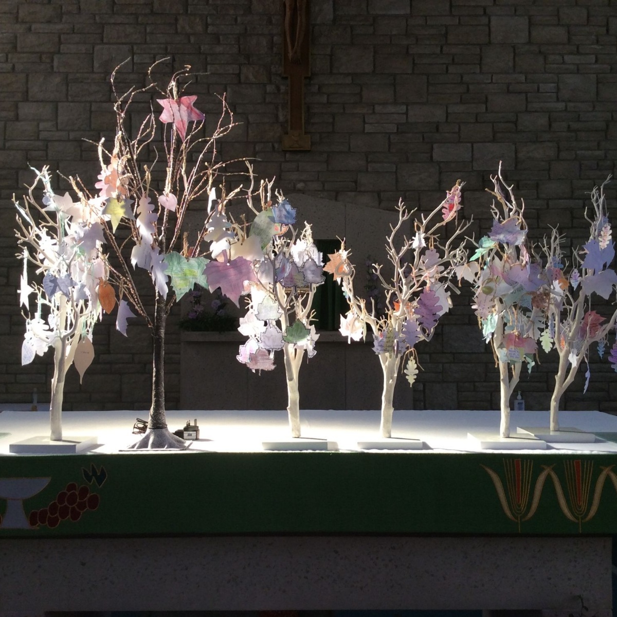 St Augustine of Canterbury Catholic Primary School - Class prayer trees:
